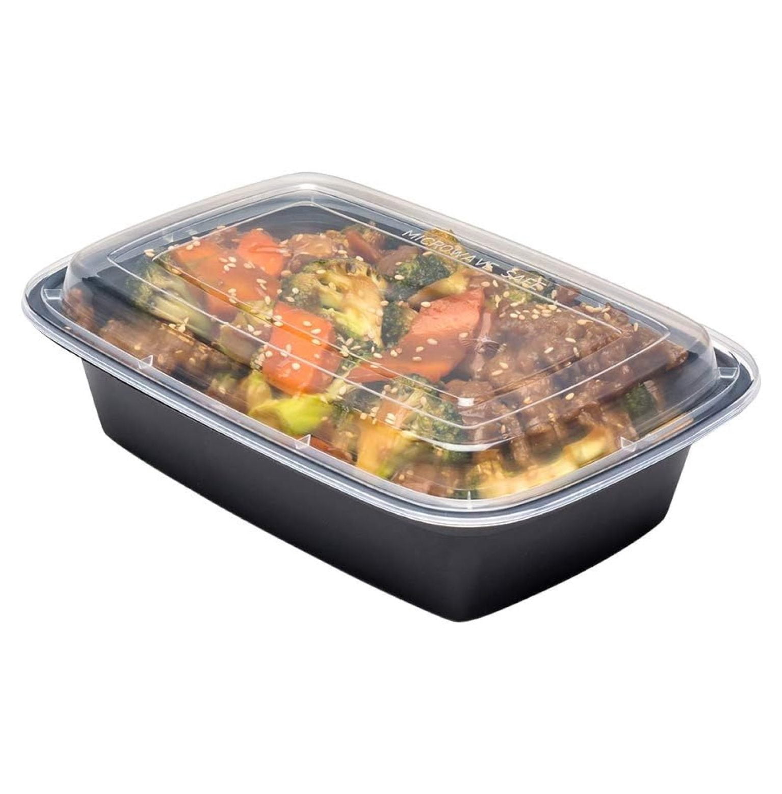 Keeomi Asporto Microwavable To-Go Container - BPA PP Rectangular Take ...