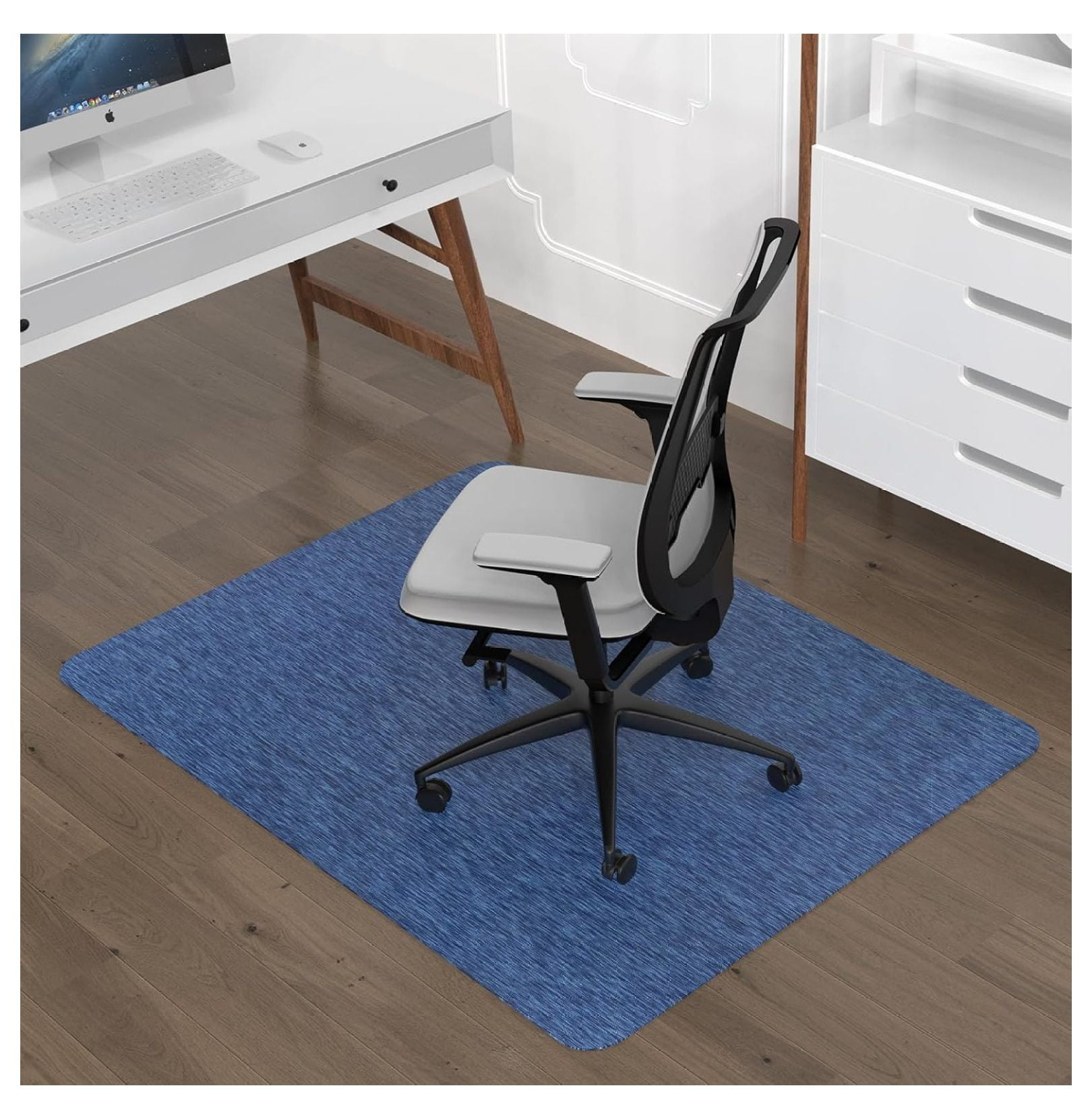 Keeomi Heavy Duty Office Chair Mat for Hardwood Floor & Tile 36 inx48 ...