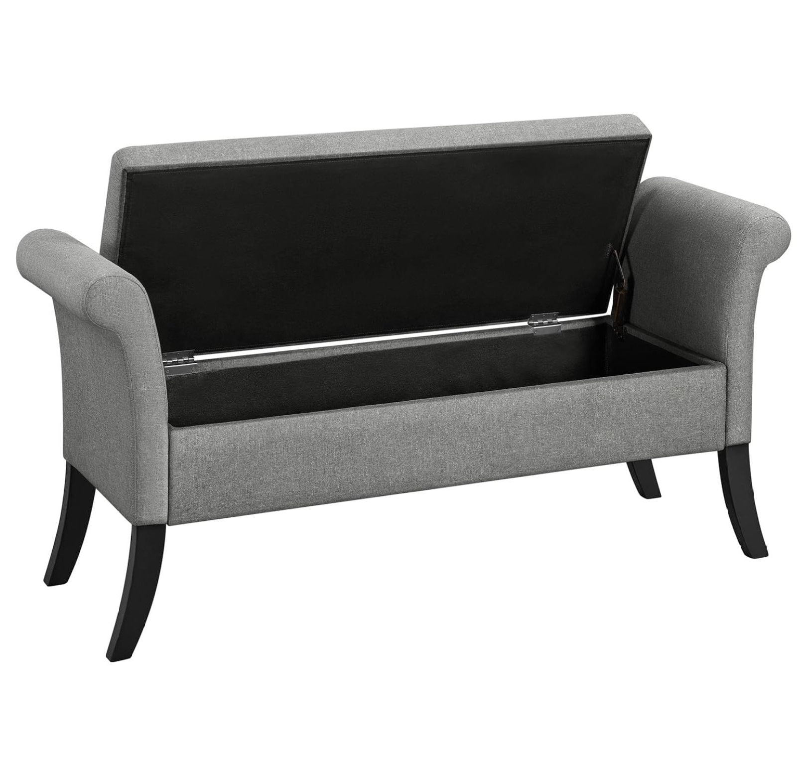 Keeomi Modern Storage Bench Entryway Storage Ottoman with Rolled Arms ...