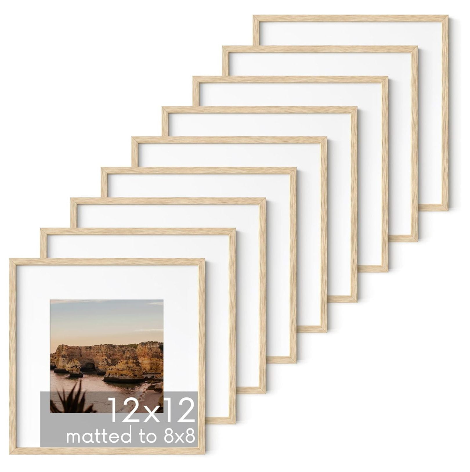 Keeomi Square Picture Frames 12 x 12 Set of 9 - Photo Gallery Wall ...