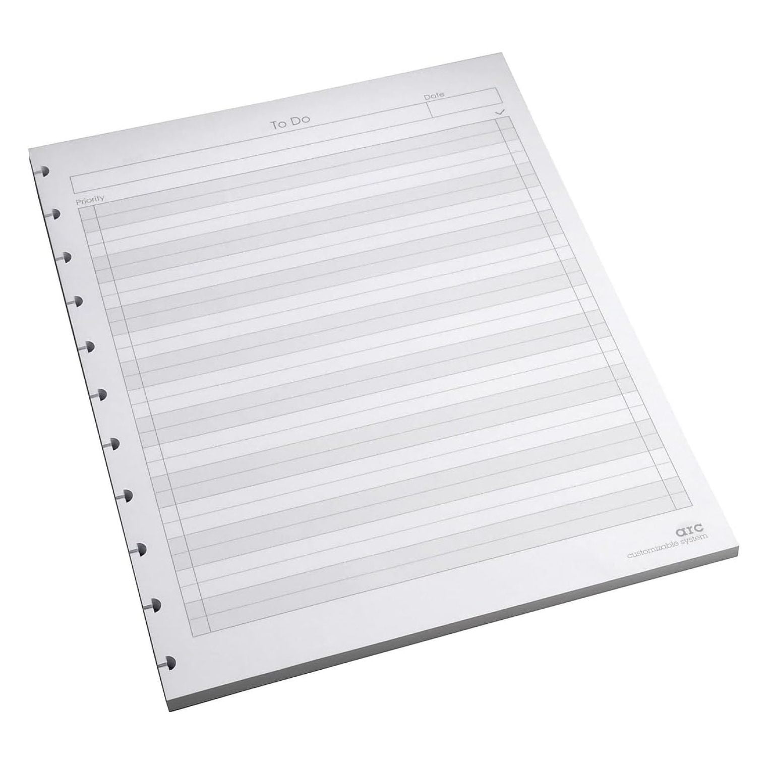 Keeomi To-Do Arc Notebook System Refill Paper, 8.5-inch x 11-inch, 50 ...