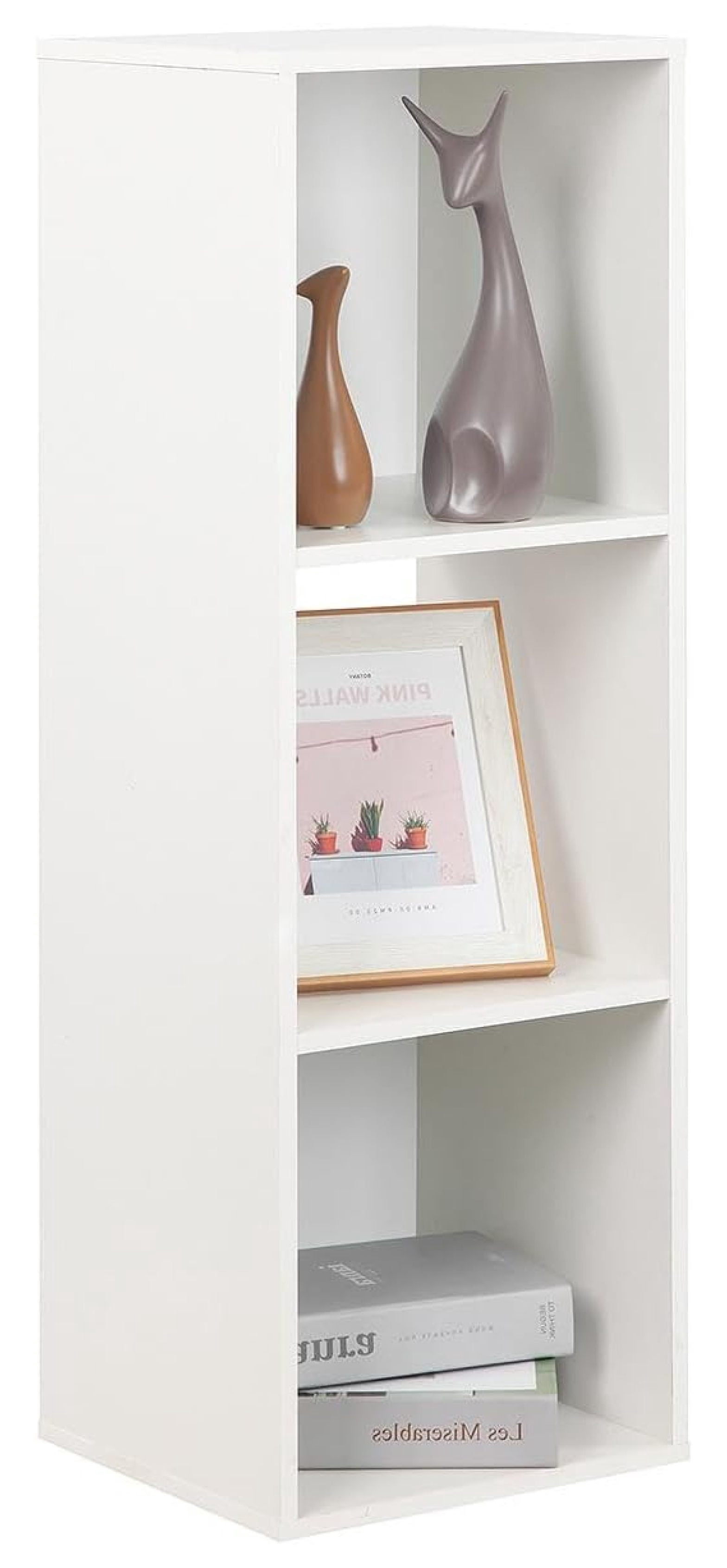 Keeomi Wooden Storage Cubes Bookcase, Unit Shelf, Closet Cabinet ...