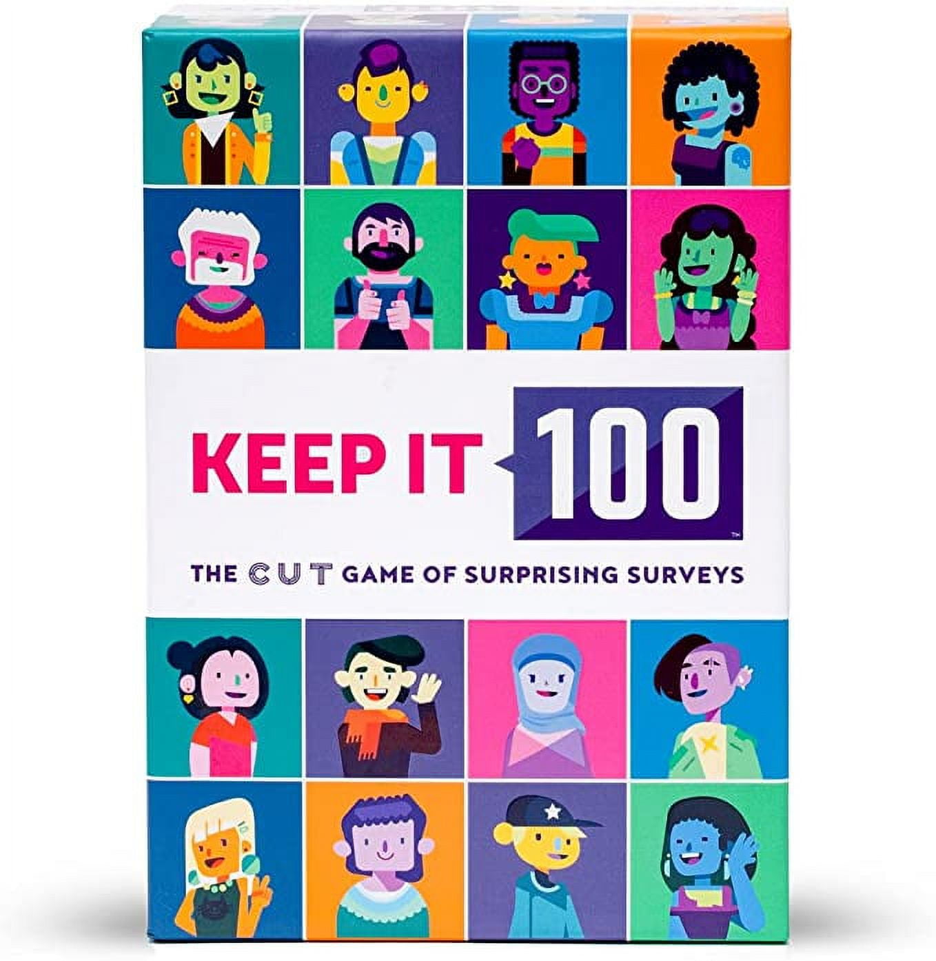 Keep It 100: The Adult Party Game of Surprising Surveys | Social ...