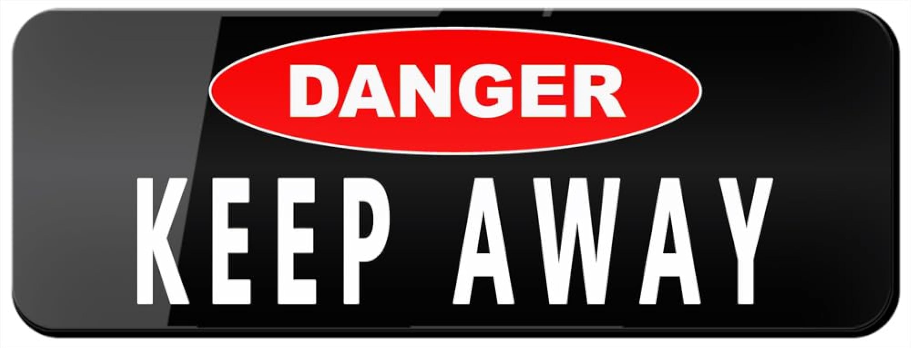 Keep Away Outdoor Signs Acrylic Design Plate Acrylic Plastic Sign ...