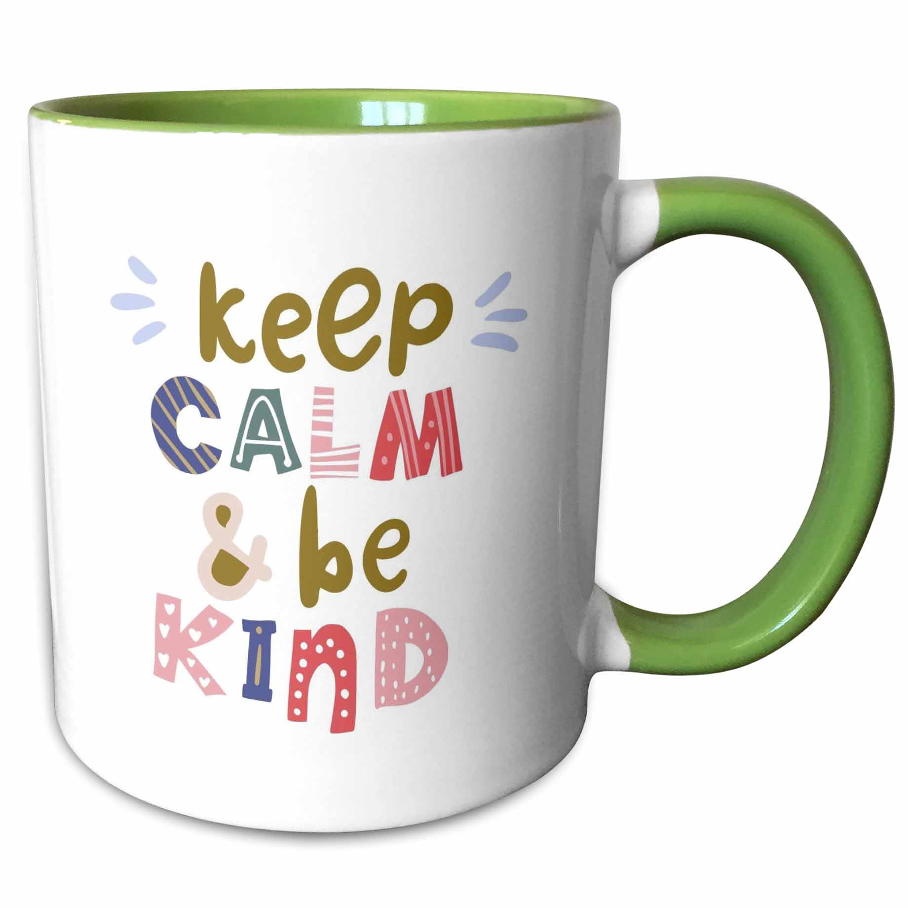 3drose, Keep Calm and Be Kind Creative Text Mental Health Motivational ...