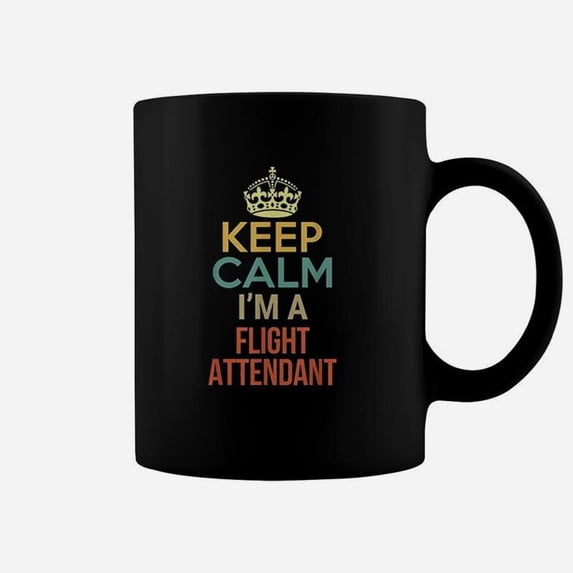Keep Calm I Am A Flight Attendant Coffee Mug - Walmart.com