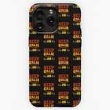 Keep Calm and Cranberry On Festive Fall Quote Art iPhone Case 17 to 11 ...