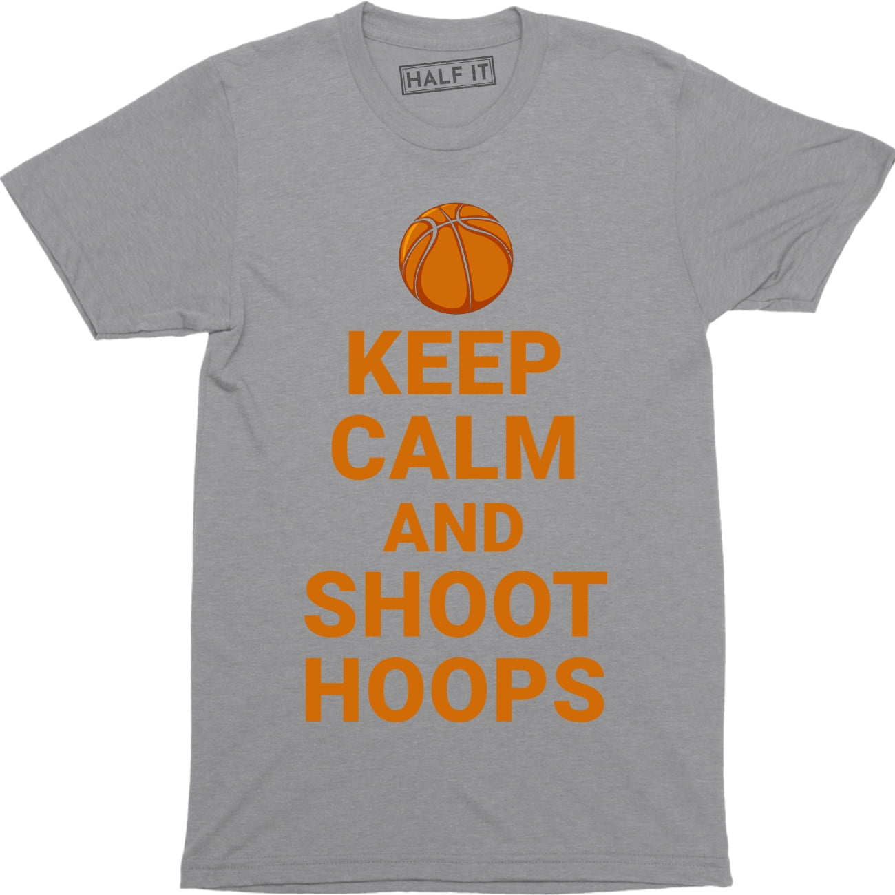 Keep Calm and Shoot Hoops Basketball Playing Game Sport Men's T-Shirt ...