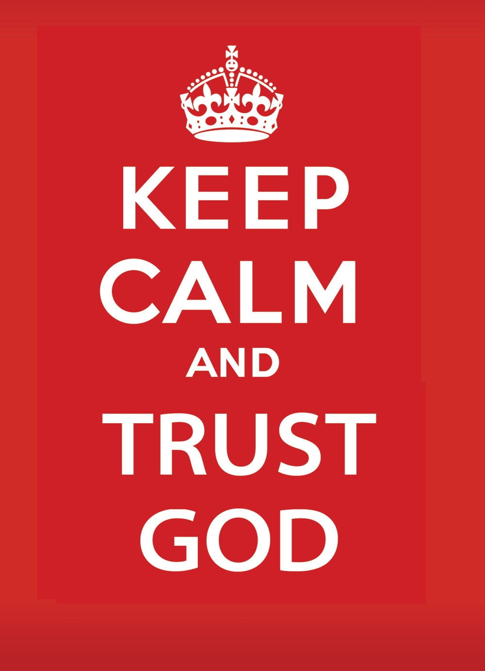 Keep Calm and Trust God (Paperback) - Walmart.com
