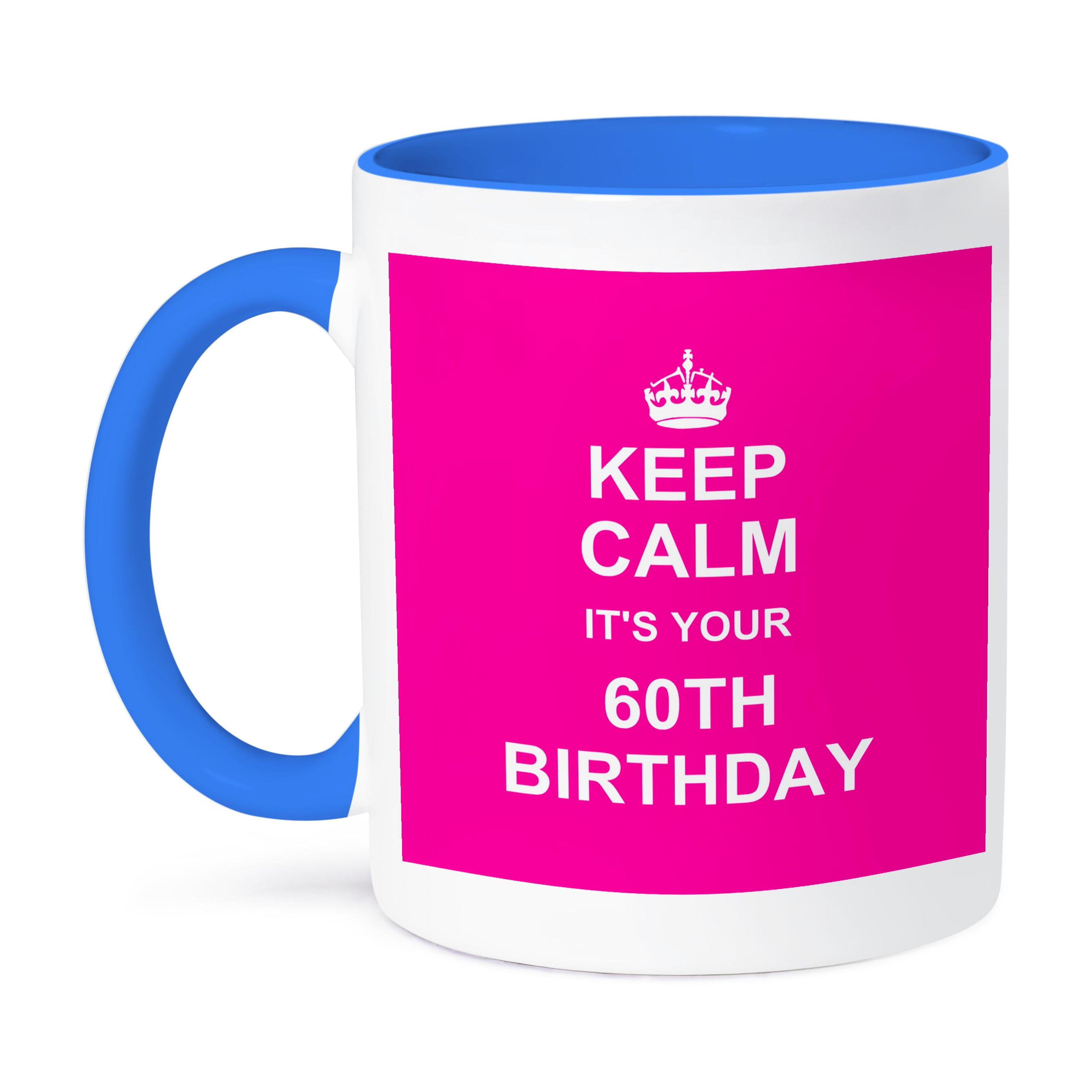 3dRose, Keep Calm its your 60th Birthday hot pink girly girls stay calm ...