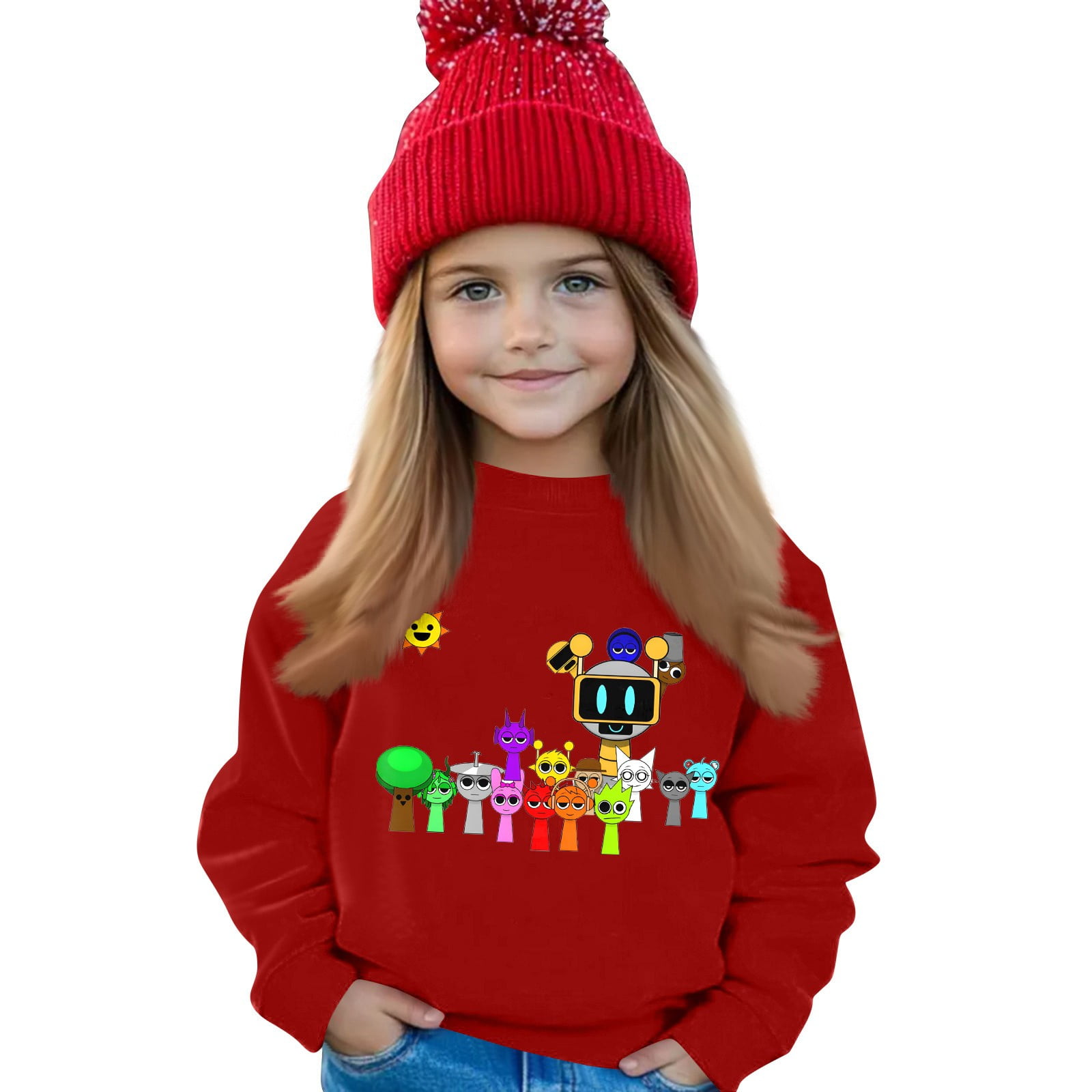 Keep Cozy and Playful with the Sprunki Team Hoodie – Perfect for Kids ...