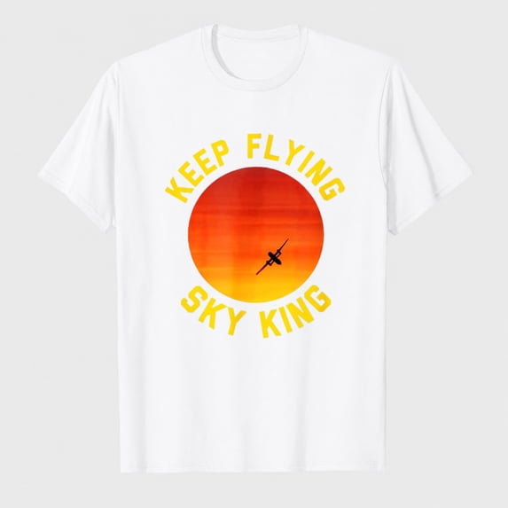 Keep Flying Sky King - Aviation Pilot Airplane T-Shirt - Walmart.com