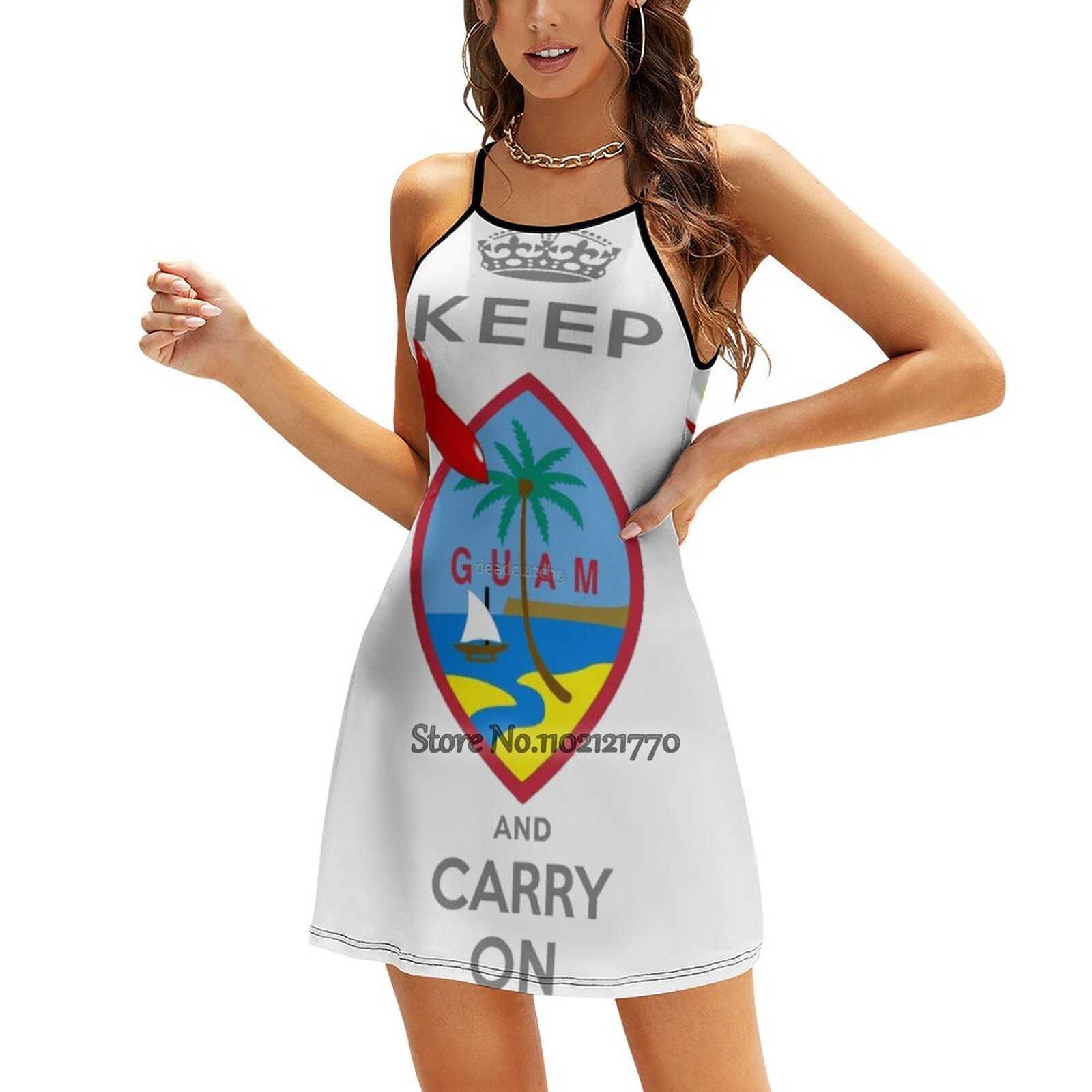 Keep Guam And Carry On T Shirt And Hoodie Square Neck Dress Summer ...