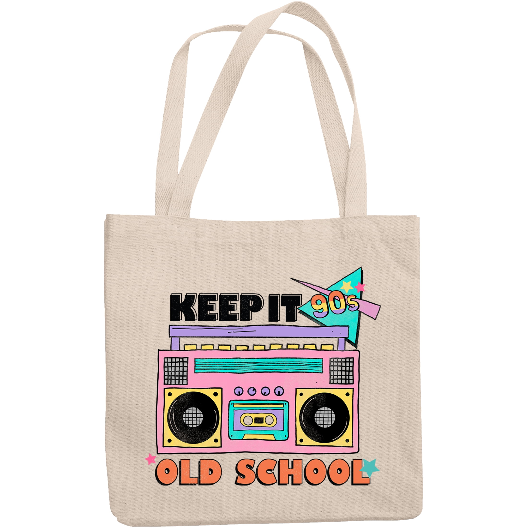 Keep It 90s Old School with Retro Radio Cassette Player Art Merch Gift ...