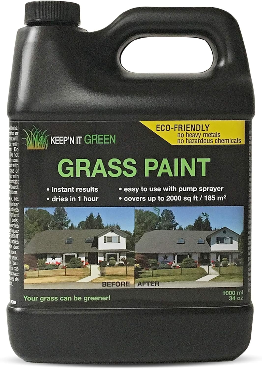 Keep’N It Green Grass Turf Liquid Spray Paint Dye Concentrated to ...