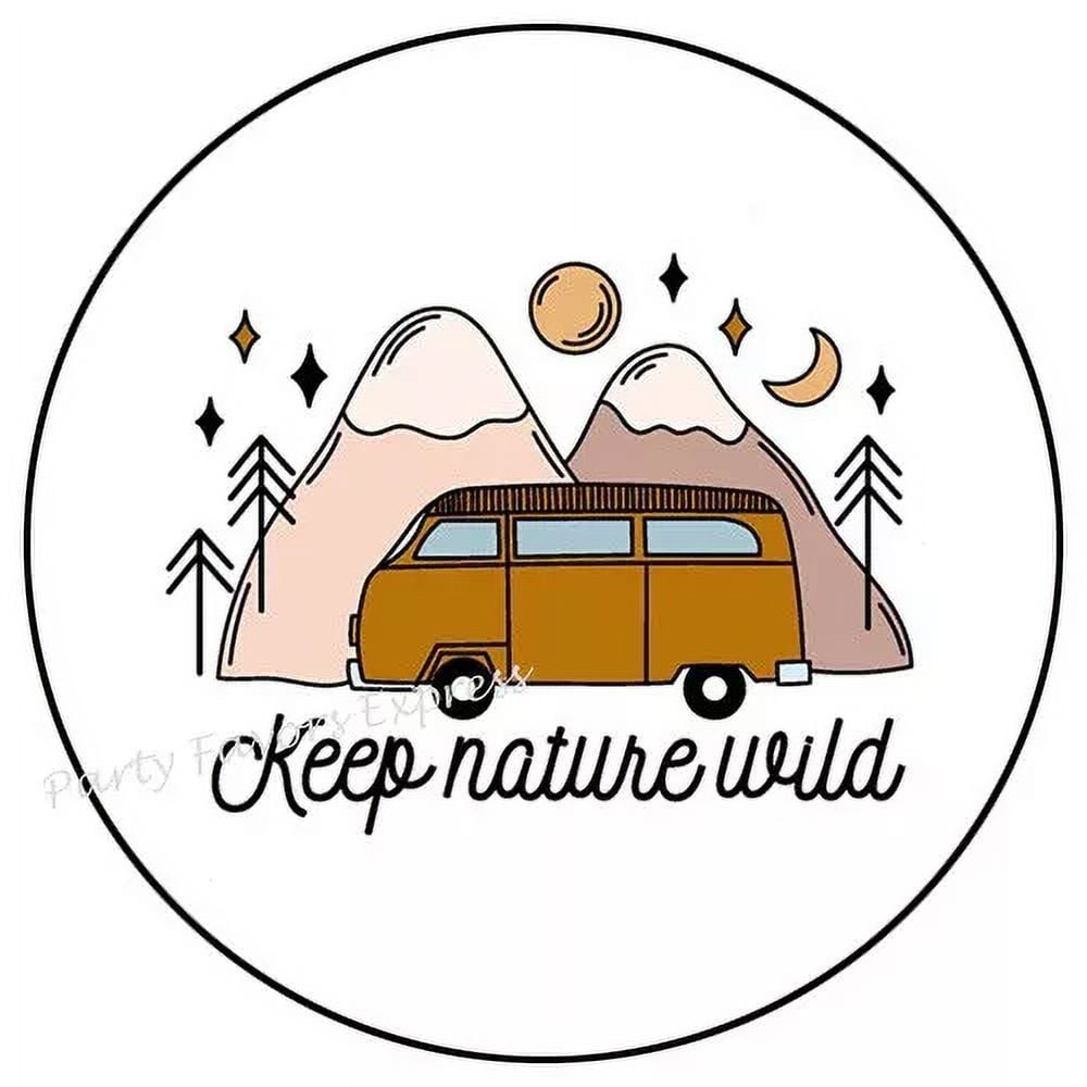 Keep Nature Wild Labels Envelope Seals Stickers Party Favors Phone ...