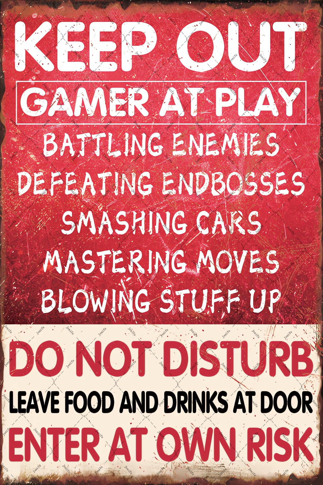 Keep Out Signs Gamer At Play Do Not Disturb Enter At Own Risk Signs ...
