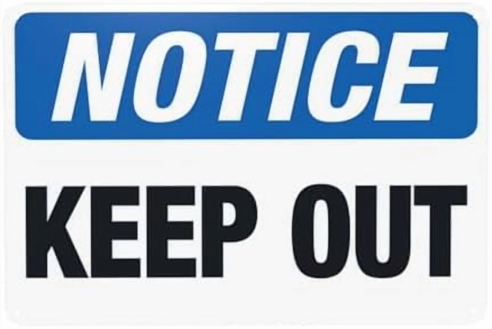 Keep Out Warning Sign, Do Not Enter Security Metal Signs for Home ...