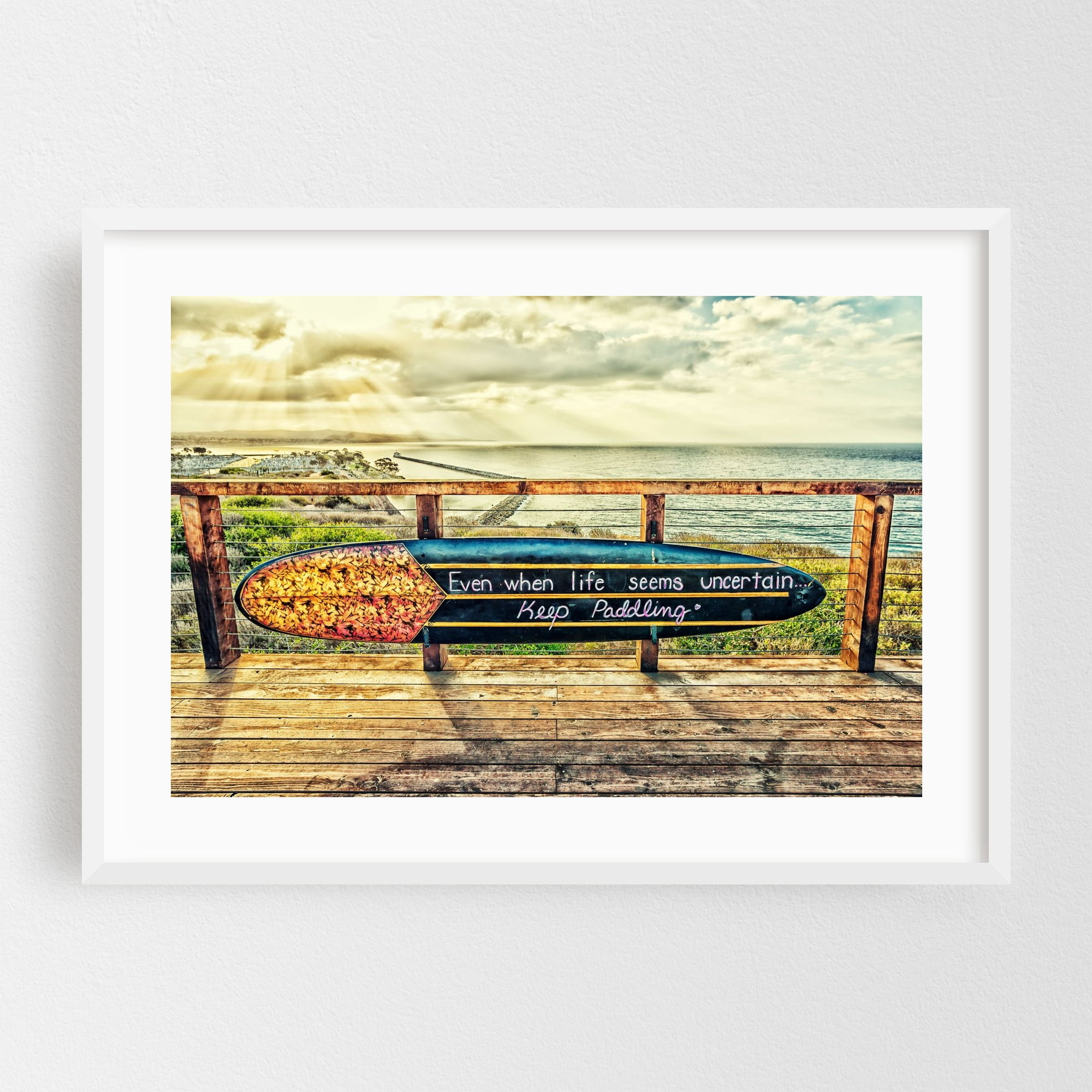 Keep Paddling, Dana Point - Dana Point California Photography White ...