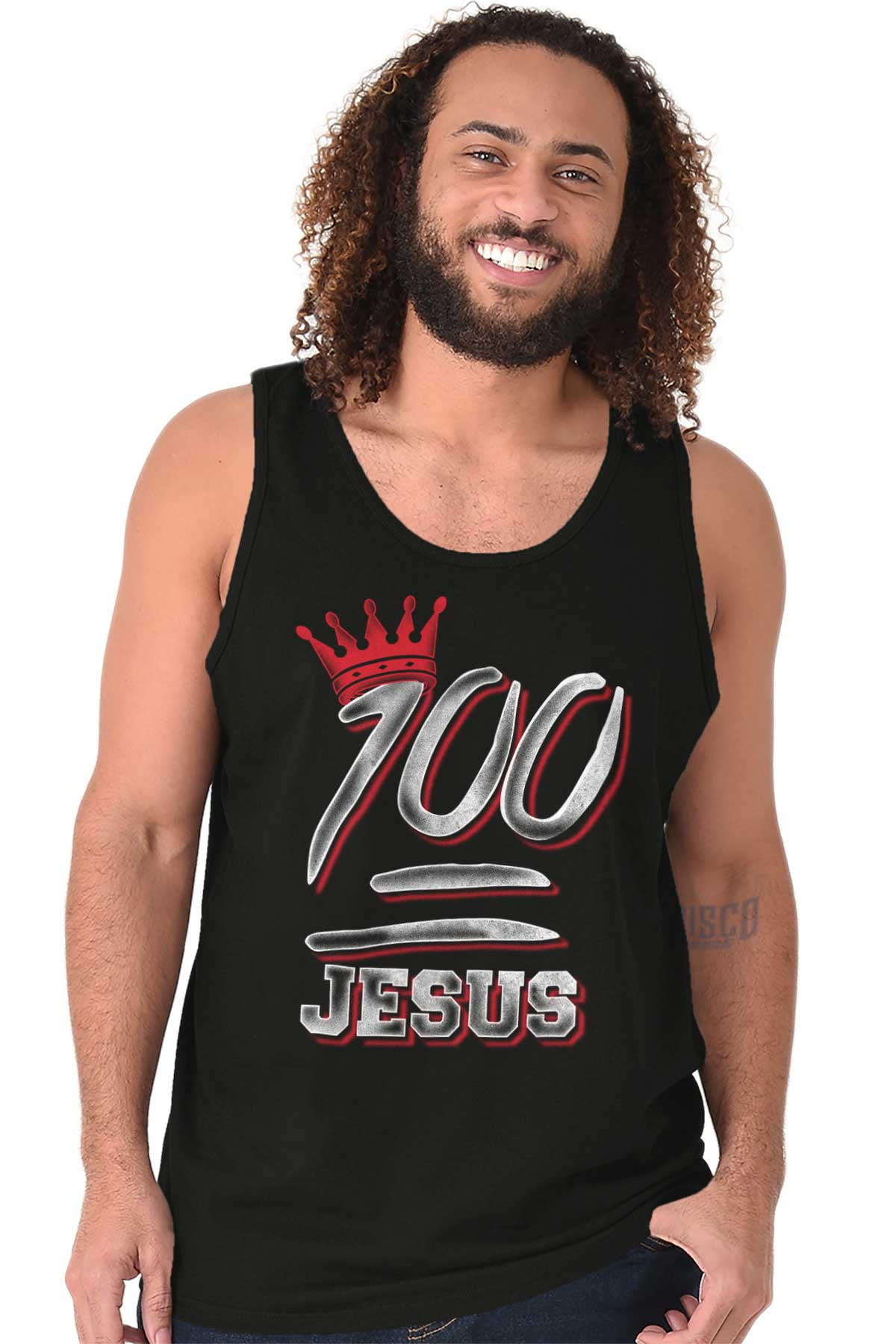Keep Real 100% Jesus Christ Christian Unisex Plus Size Tank Top Brisco ...