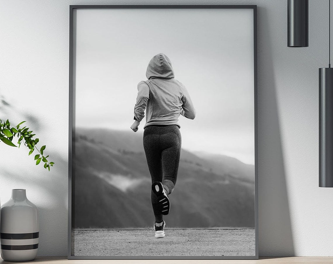 Keep Running Poster, Poster Print, Wall Decor, Running, Fitness ...