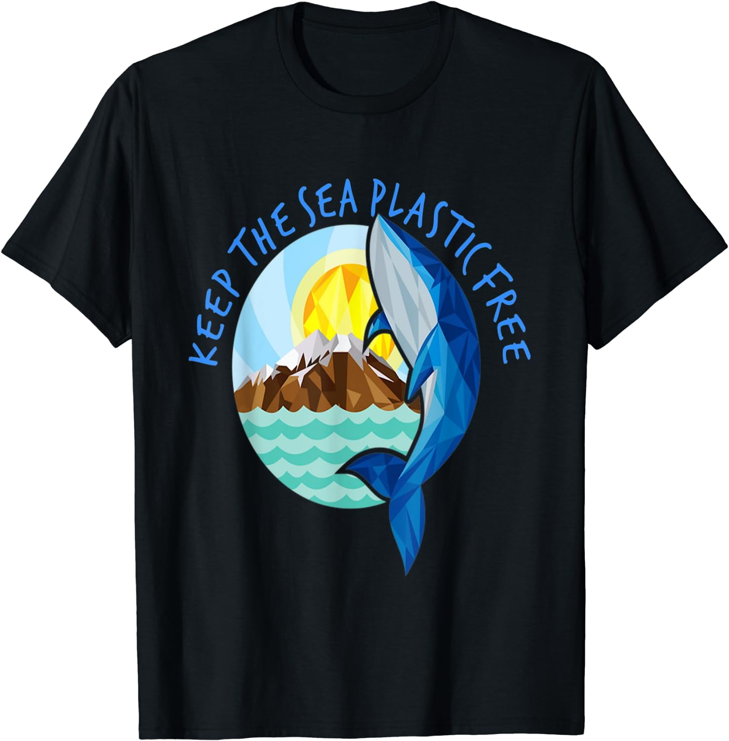 Keep The Sea Plastic Free Stop Ocean Pollution World Planet T-Shirt ...
