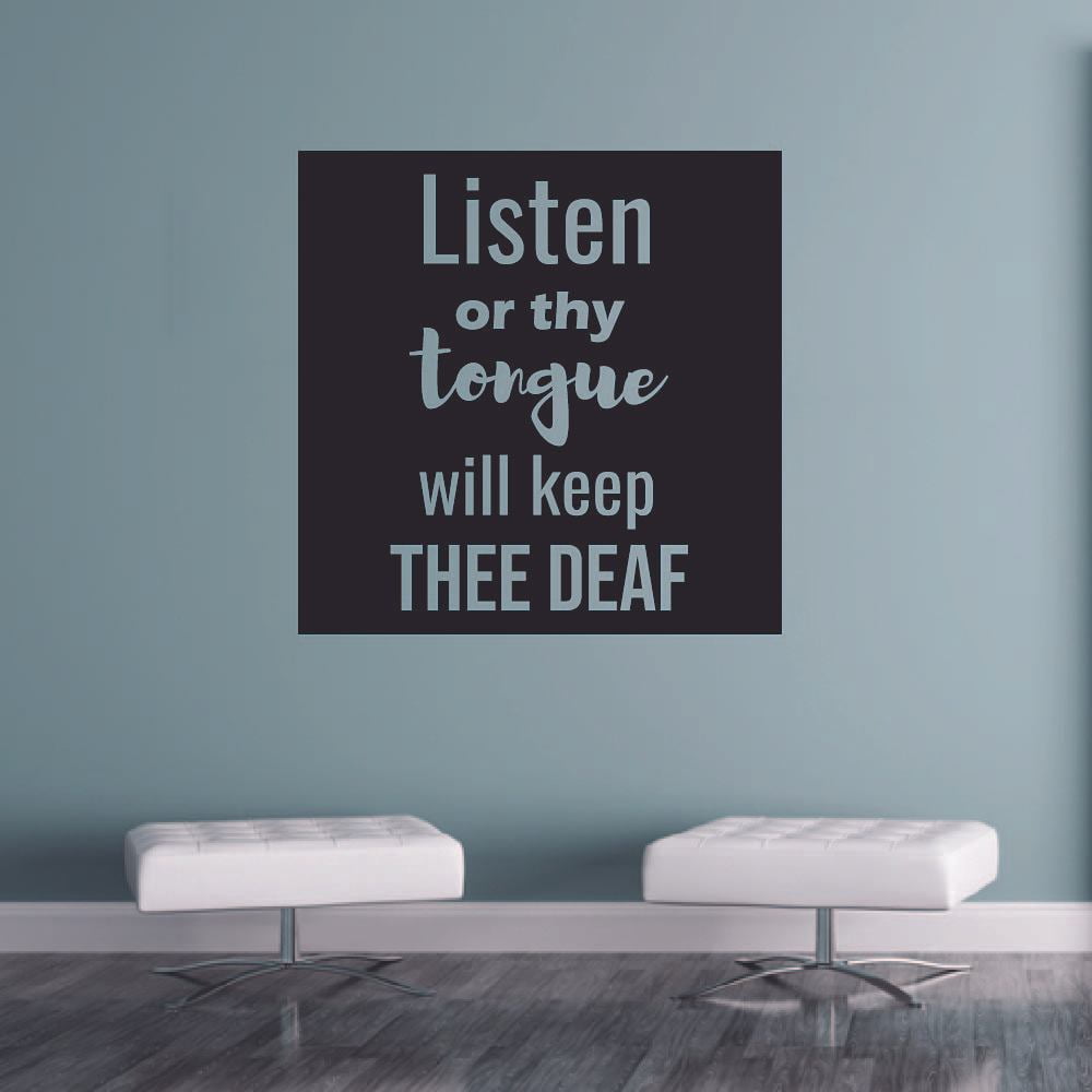 Keep Thee Deaf Indian Indians Native American Quote Tribe Quotes Wall ...