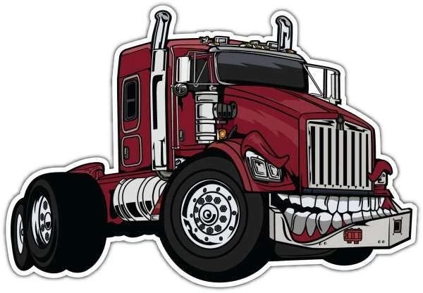 Keep On Trucking Truck Driver Convoy Car Window Stickerphone Decal ...