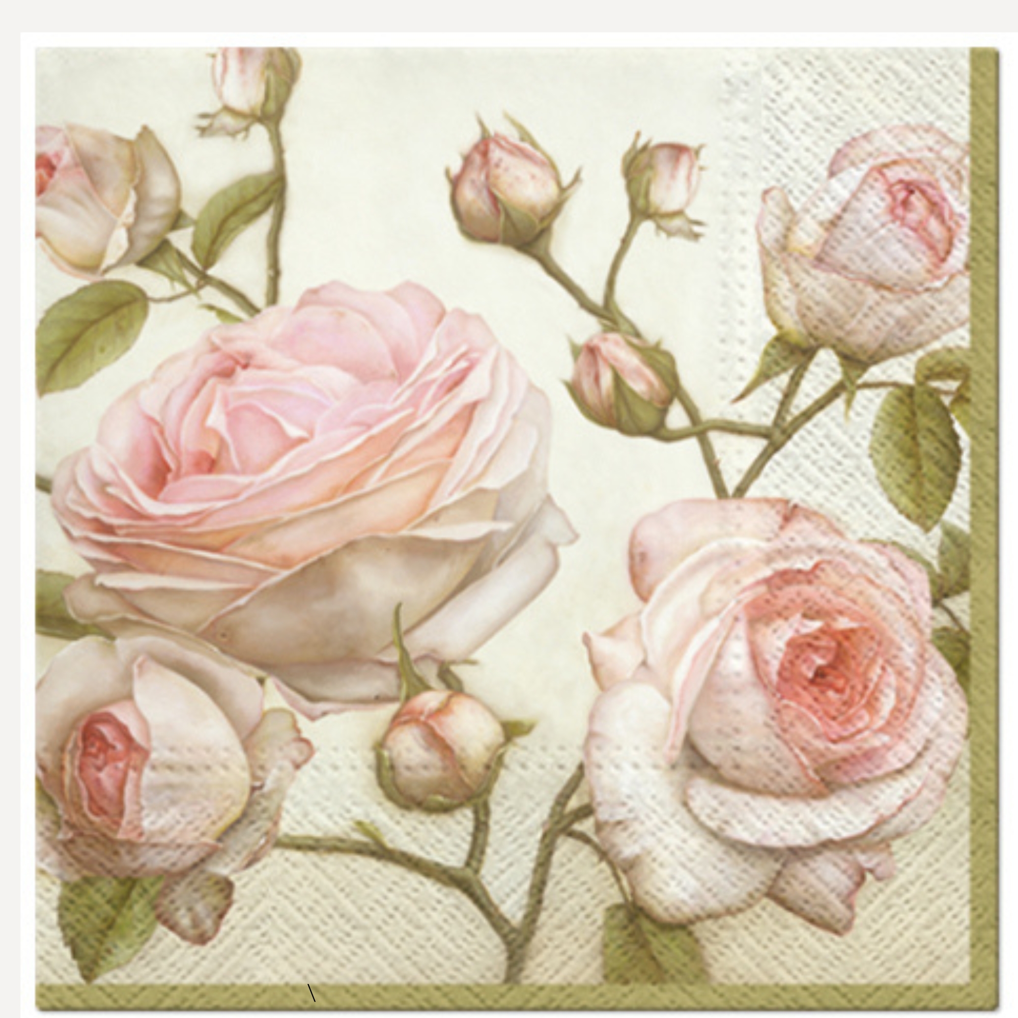 Keep Unique Decoupage Rose Paper Napkins, Luncheon Decorative Pink ...