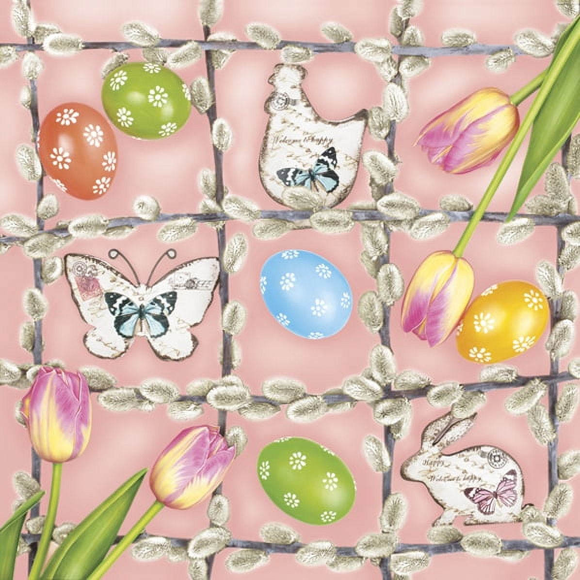 Keep Unique Easter Paper Napkins, Floral Paper Napkins, Assorted Color ...