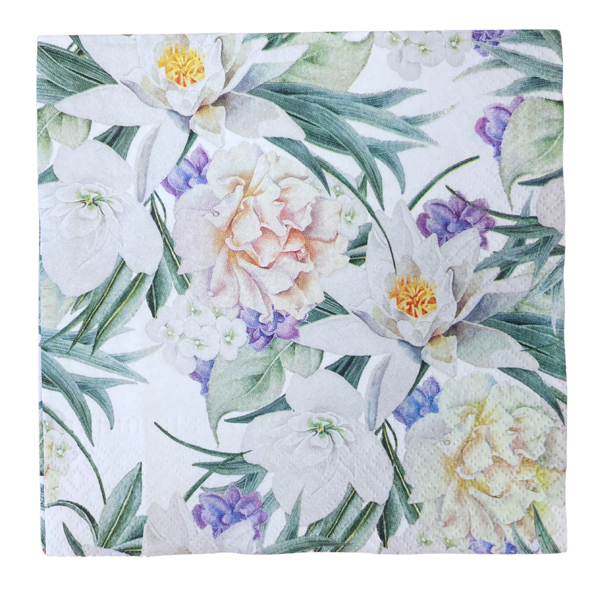 Keep Unique Everyday Floral Napkins, Disposable Flower Party Napkin ...