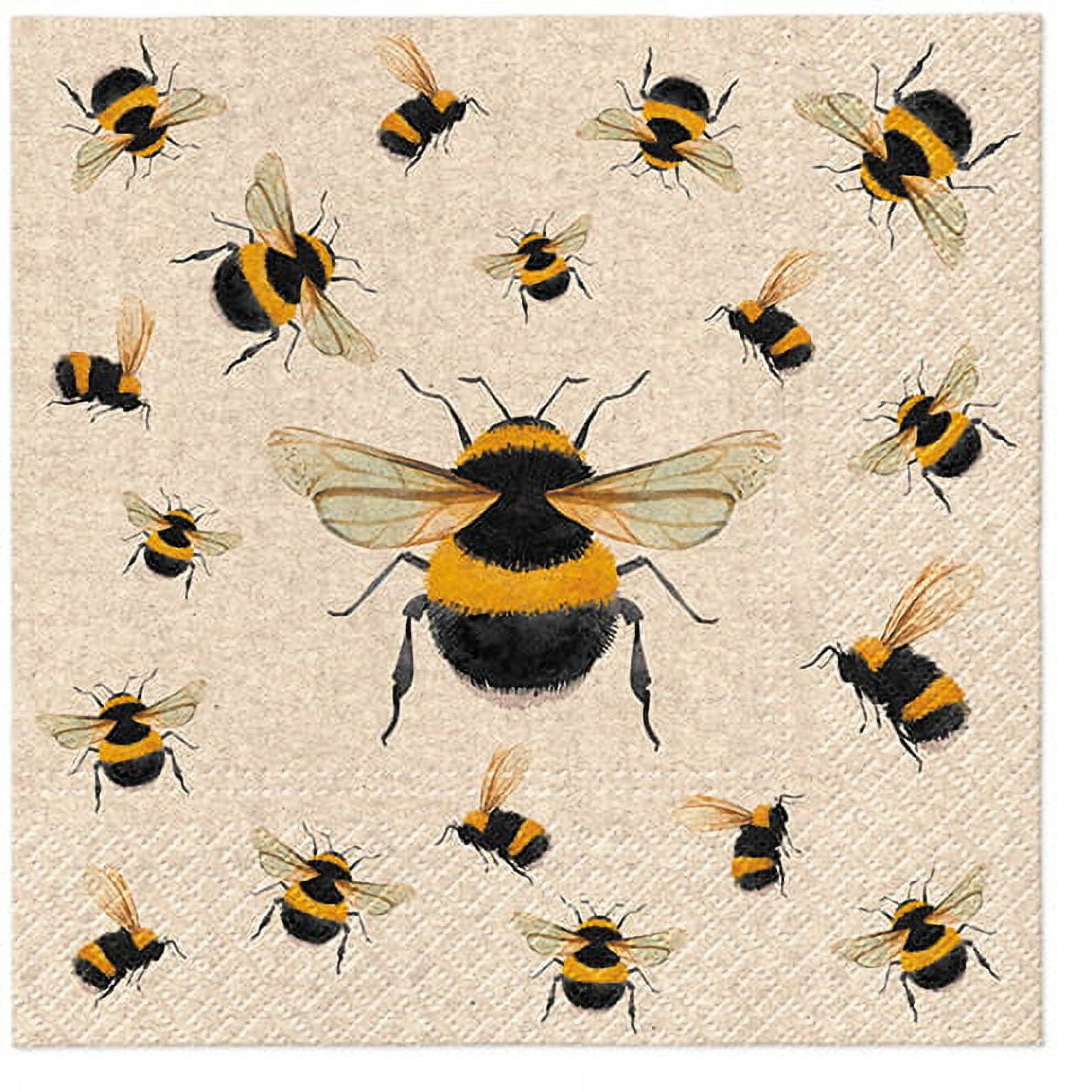 Keep Unique Decoupage Bee Paper Napkins, Luncheon Napkins Animals ...