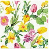 Keep Unique Spring Flower Paper Napkins, Decorative Floral Napkins ...