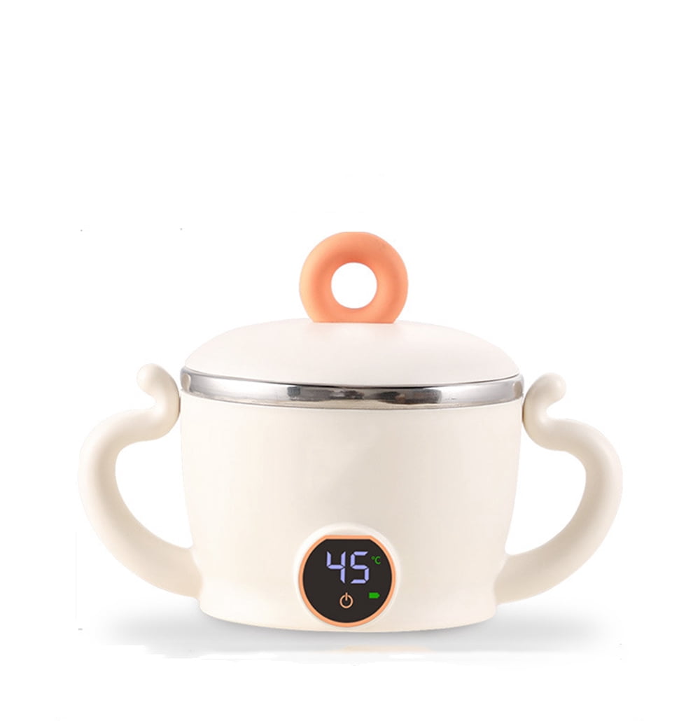 Keep Warm Baby Food Bowl, Stainless Steel Child Bowl with Lid ...