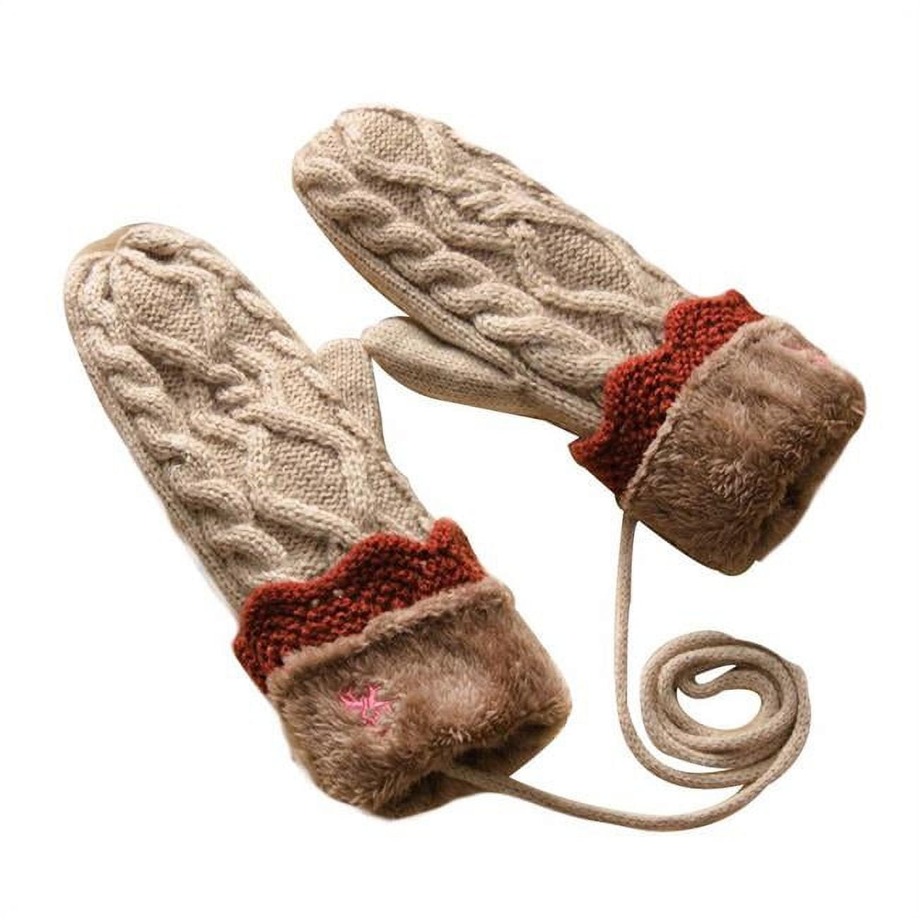 Keep Warm Thick Mittens Full Finger Gloves - Walmart.com