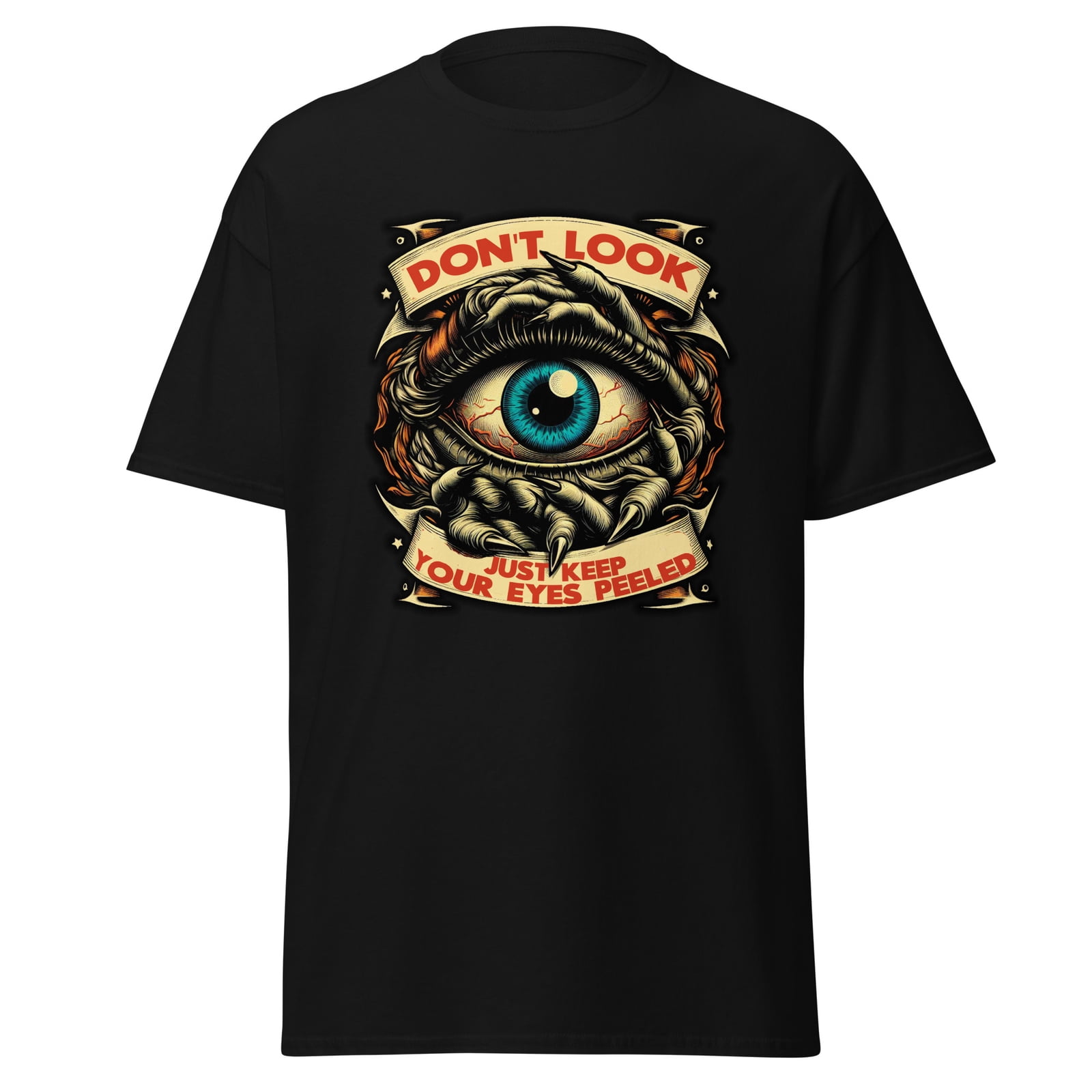 Keep Your Eyes Peeled T-Shirt - Stay Alert in Style - Walmart.com