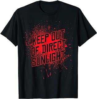 Keep away from direct sunlight for a vampire T-Shirt - Walmart.com
