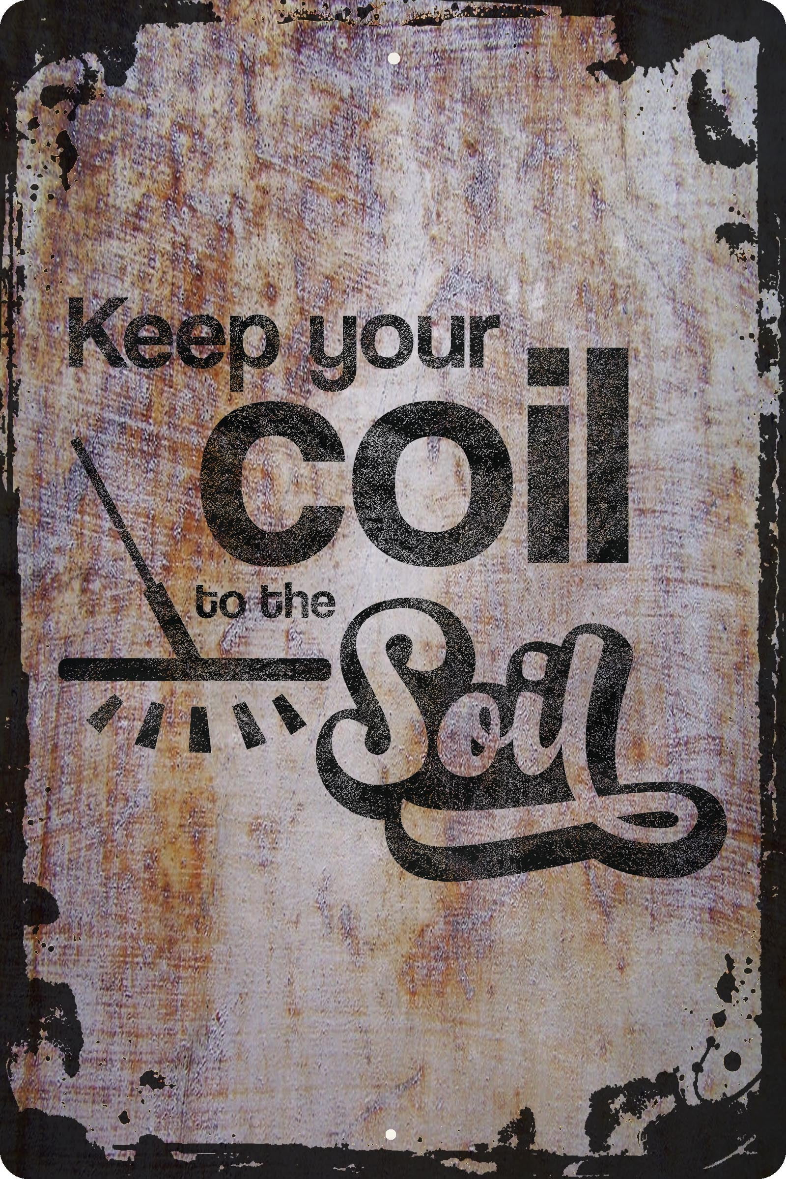 Keep your coil to soil metal detector funny discover beach Beige Wall ...