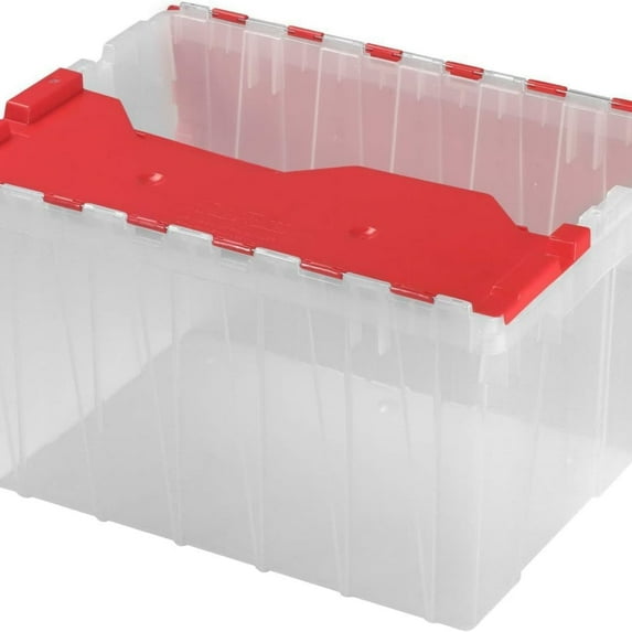 KeepBox 12 Gallon Storage Container, Nesting and Stackable Plastic ...