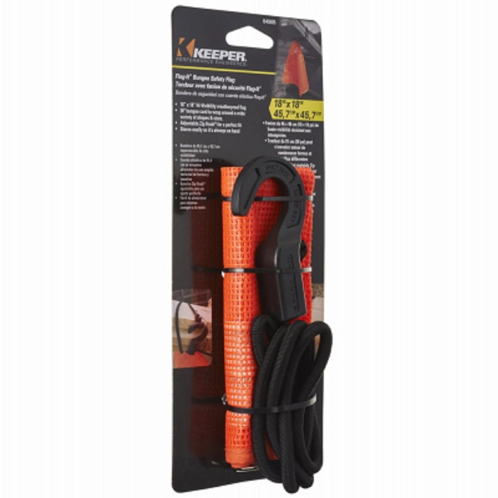 Keeper 04905 Bungee Safety Flag, Orange, Each - Walmart.com
