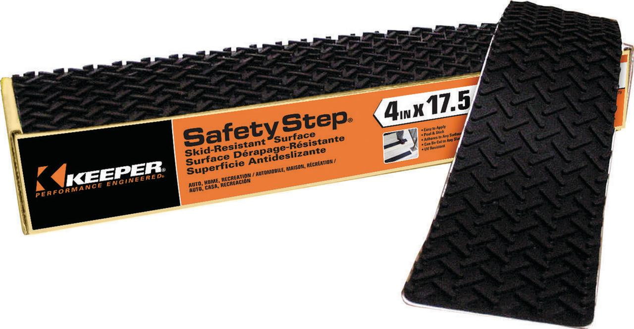 Keeper 05679 Heavy Duty Safety Step Tape, 17-1/2 in L x 4 in W, EPDM ...