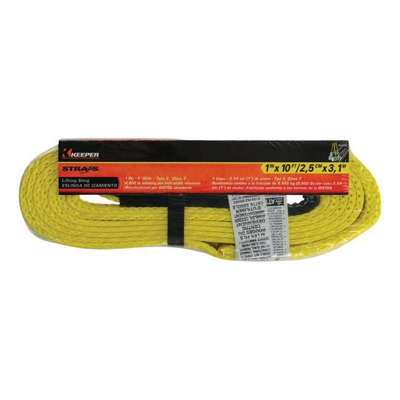 Keeper 10 ft. Yellow Lifting Sling, 3200 lbs - Walmart.com