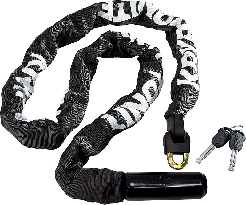 Keeper 712 Bike Chain Lock, 4 Feet Long Heavy Duty Anti-Theft Bicycle ...