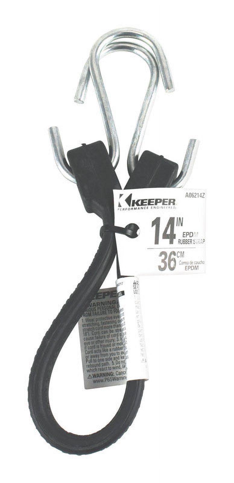 Keeper Black Tarp Strap 14 in. L 1 pk - Walmart.com