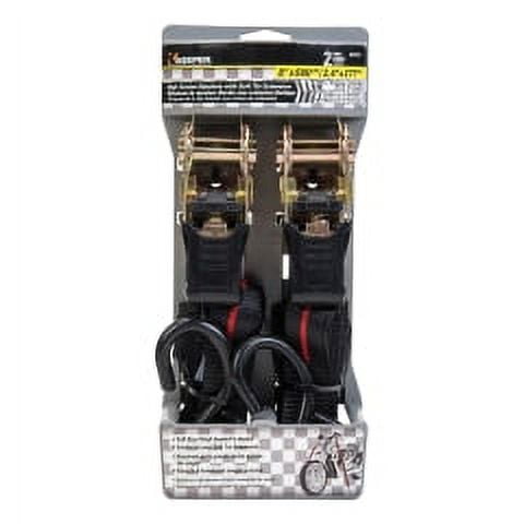 Keeper Keeper - 45721 - 1 in. W x 8 ft. L Black Tie Down w/Ratchet 500 ...