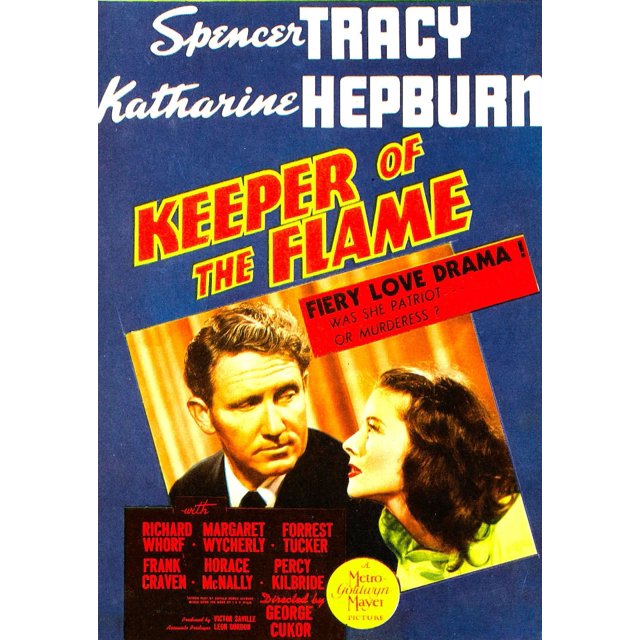 Keeper Of The Flame From Left: Spencer Tracy Katharine Hepburn On ...