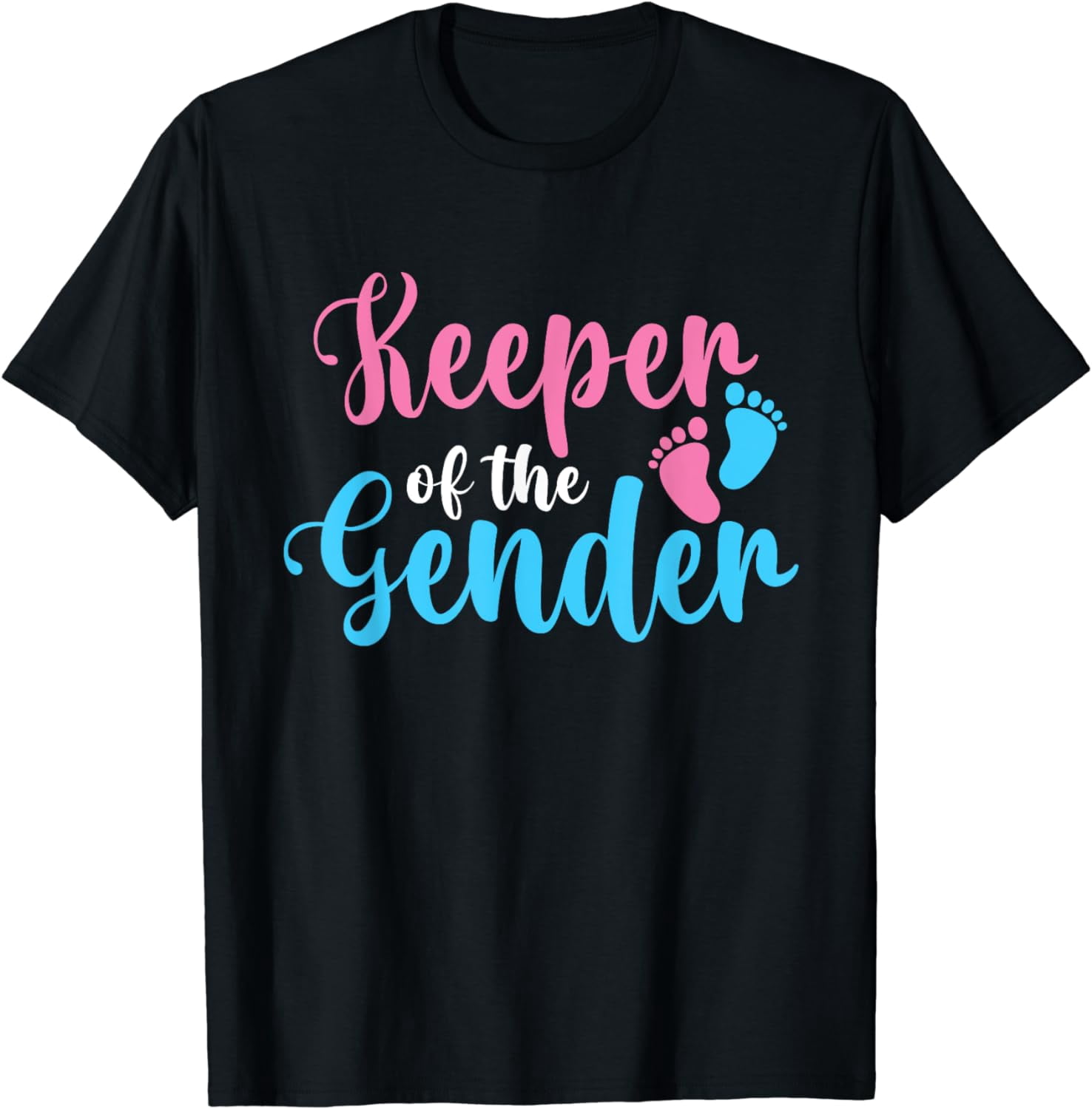 Keeper Of The Gender - Gender Reveal Party Baby Shower T-Shirt ...