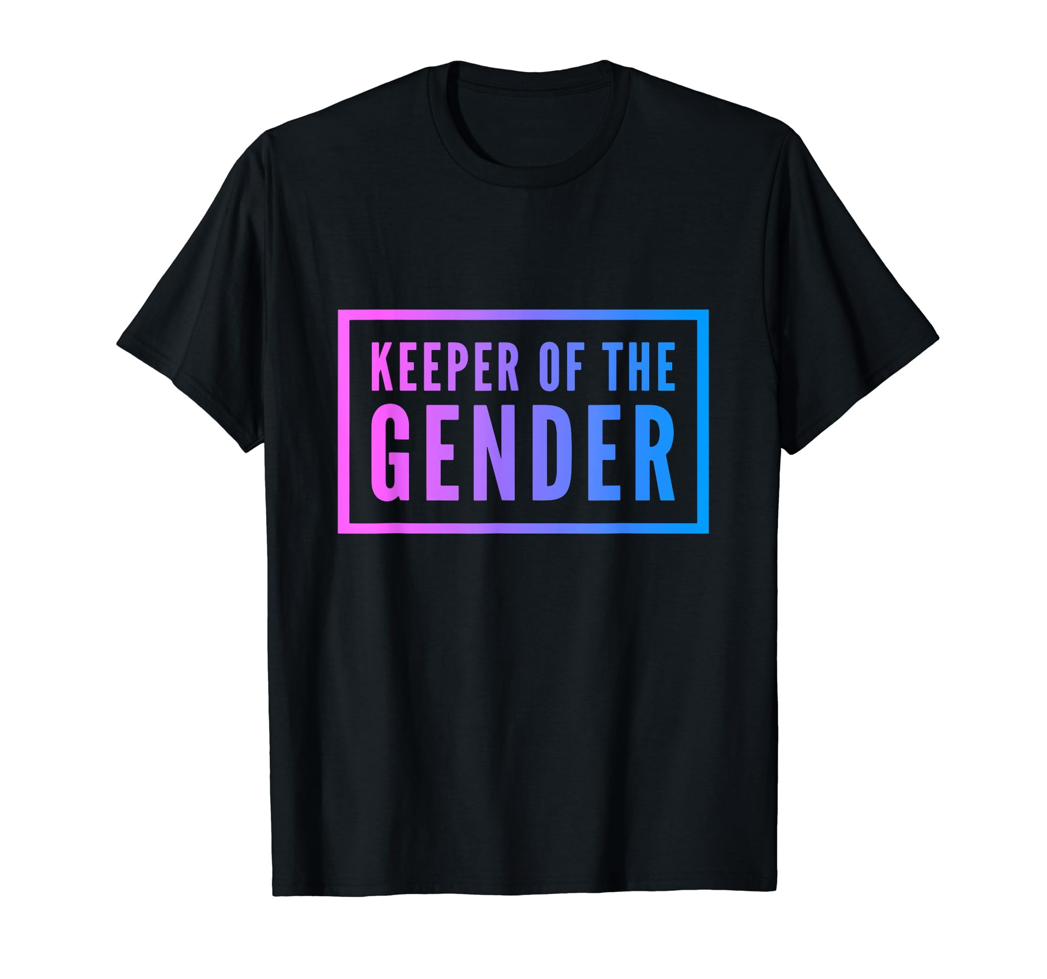 Keeper Of The Gender Reveal Party Supplies Gift Cute T-Shirt - Walmart.com