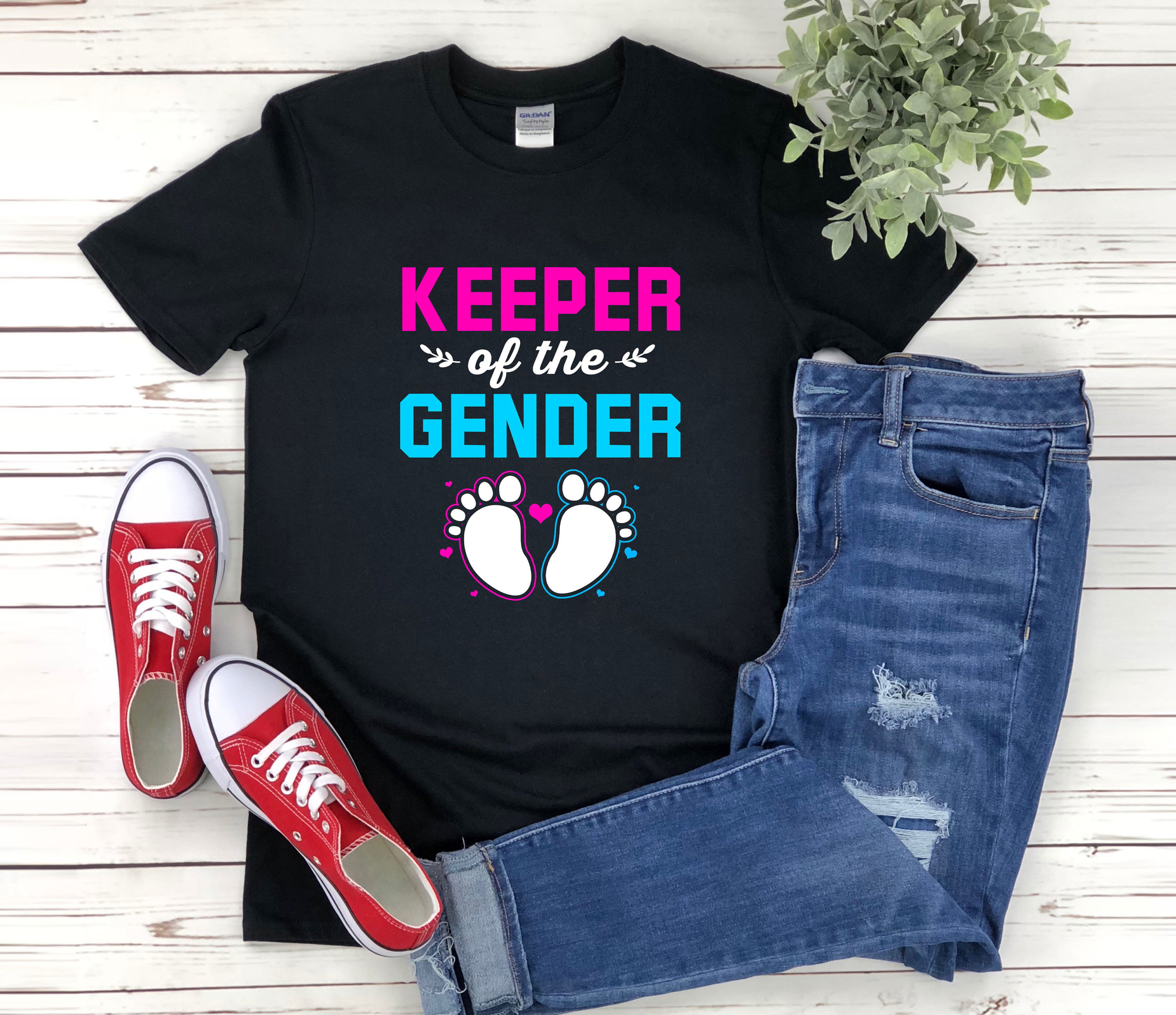 Keeper Of The Gender Shirt, Gender Reveal Shirt, Keeper Of The Gender ...