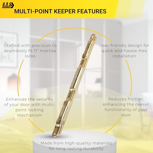 Keeper Replacement for Dual Point Mortise Lock | Sliding Glass Door ...